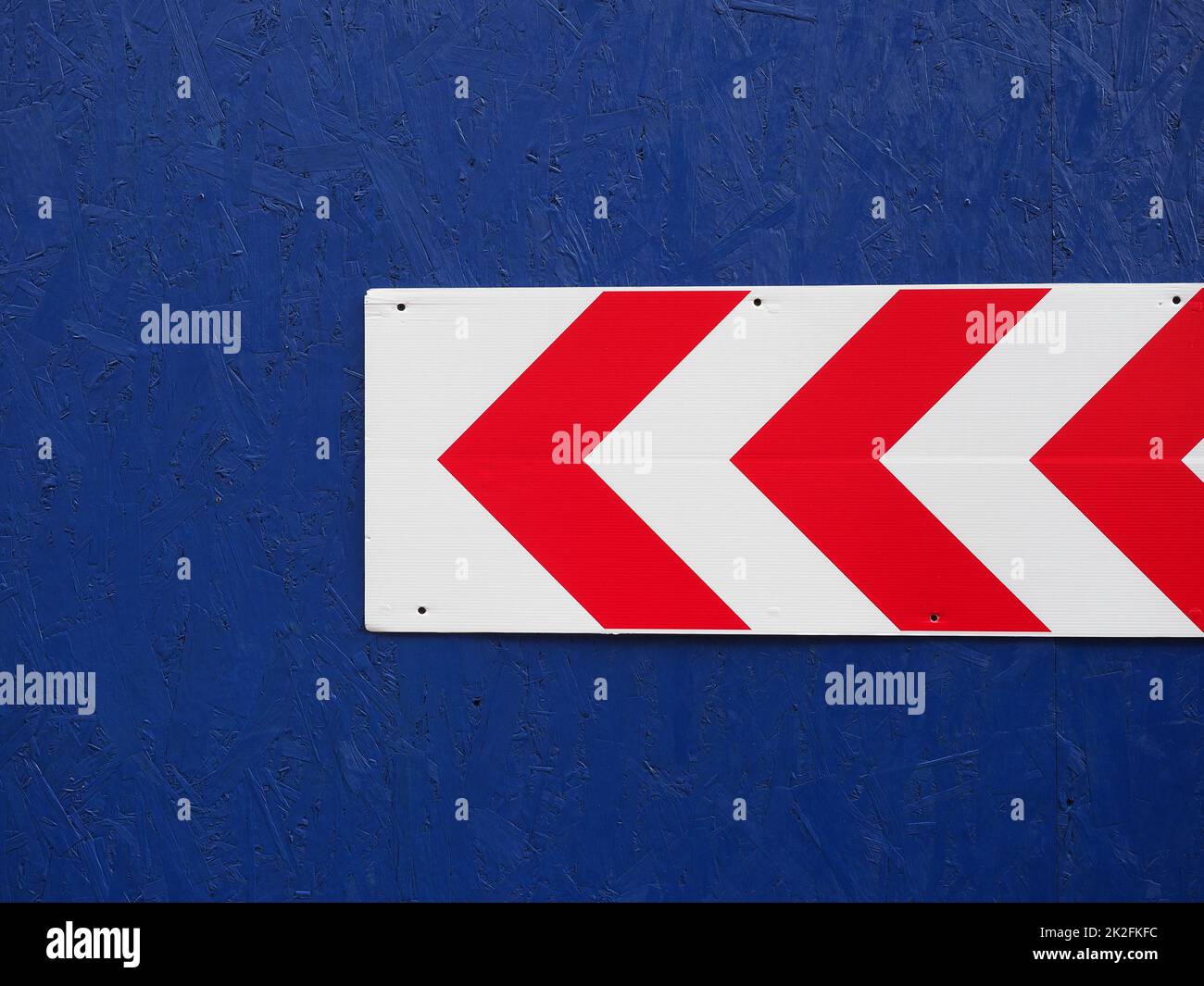 red white striped sign Stock Photo - Alamy
