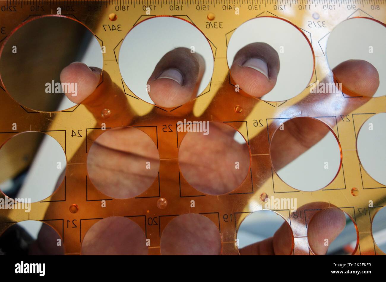 Hand touch logo hi-res stock photography and images - Alamy