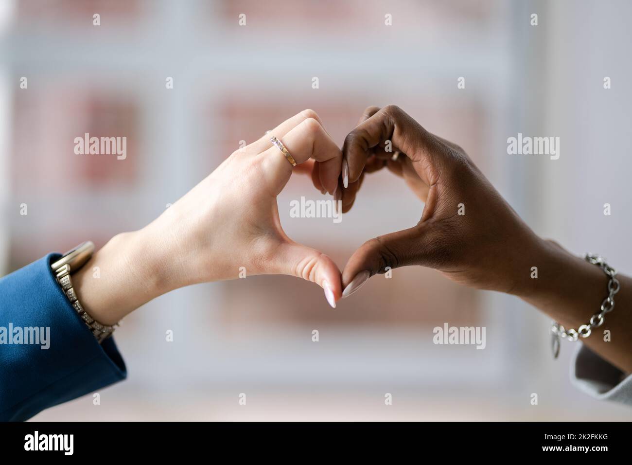 Bffs Making Hearts With Pictures Of Their Arms