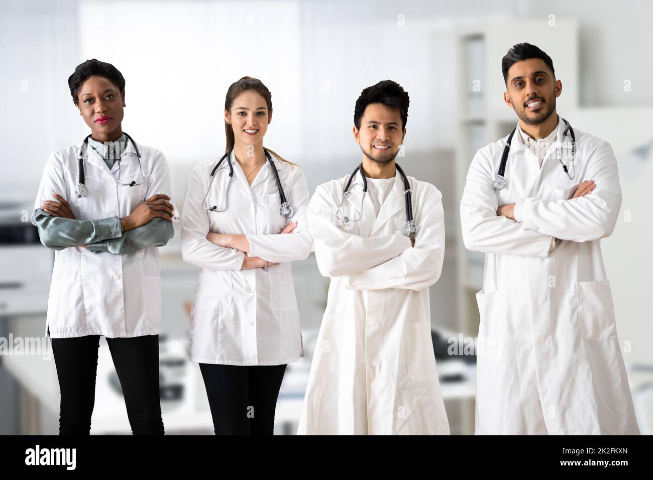 Diverse African Group Of Medical Doctors Stock Photo - Alamy