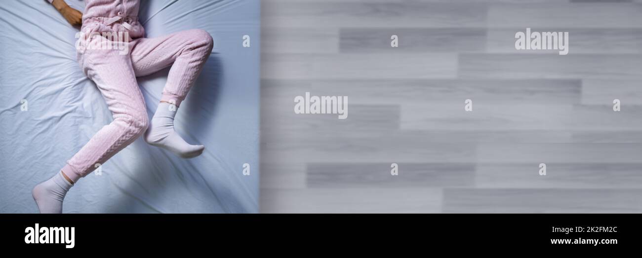 African American Woman With RLS - Restless Legs Syndrome Stock Photo ...