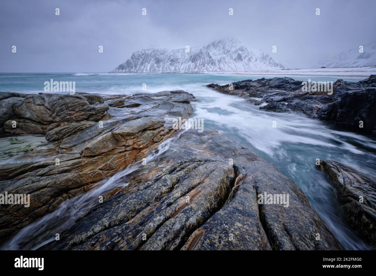 Coast of Norwegian sea Stock Photo - Alamy
