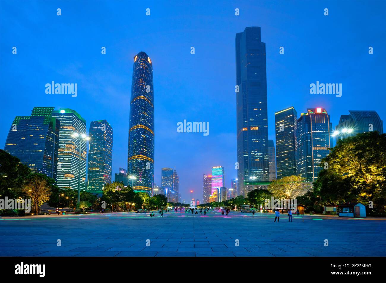 Guangzhou skyline. Guangzhou, China Stock Photo - Alamy
