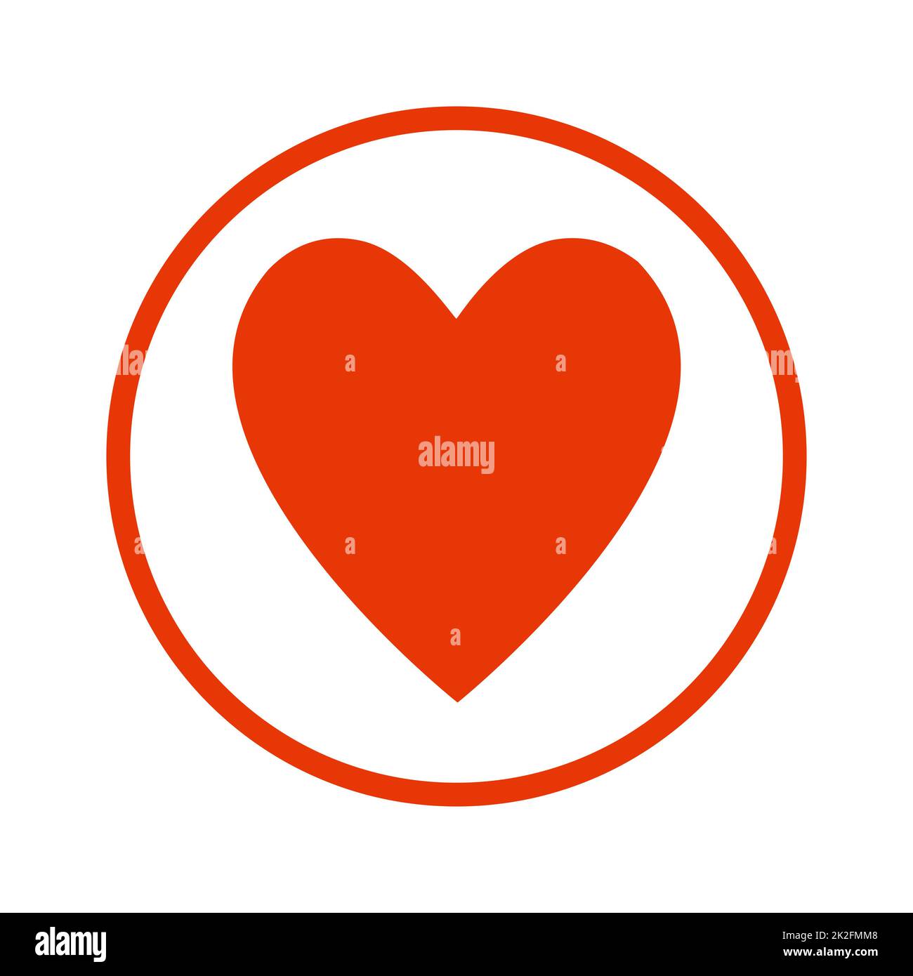 Heart health symbol Cut Out Stock Images & Pictures - Alamy