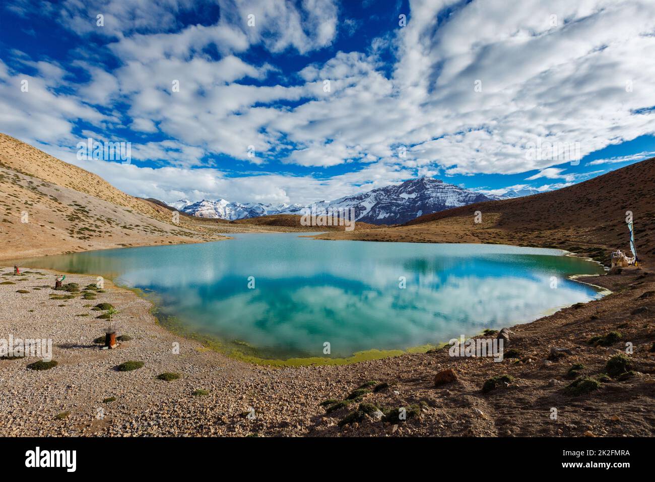 Dhankar Lake in Spiti Valley, Himachal Pradesh, India Stock Photo - Alamy