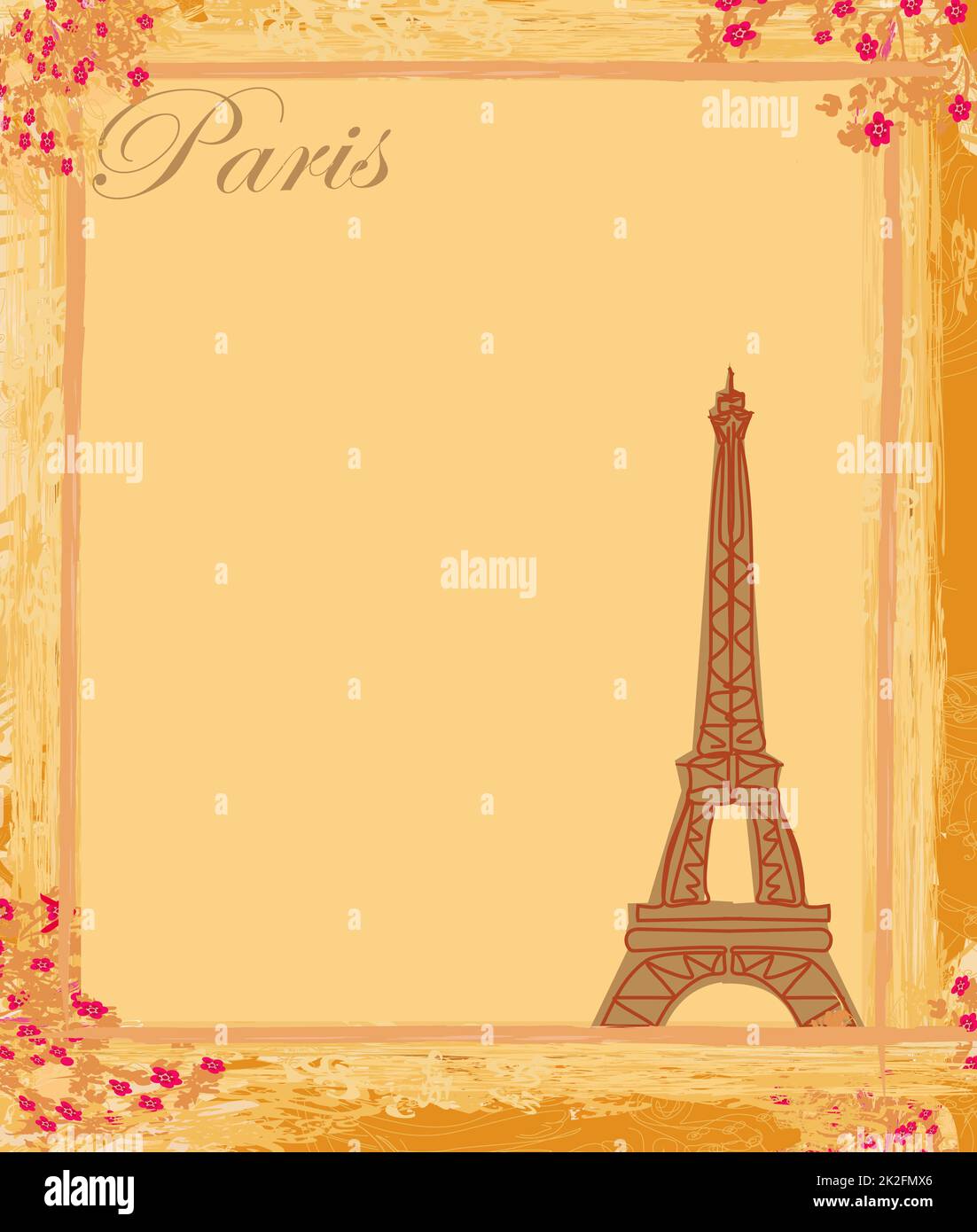 Frame eiffel tower hi-res stock photography and images - Alamy