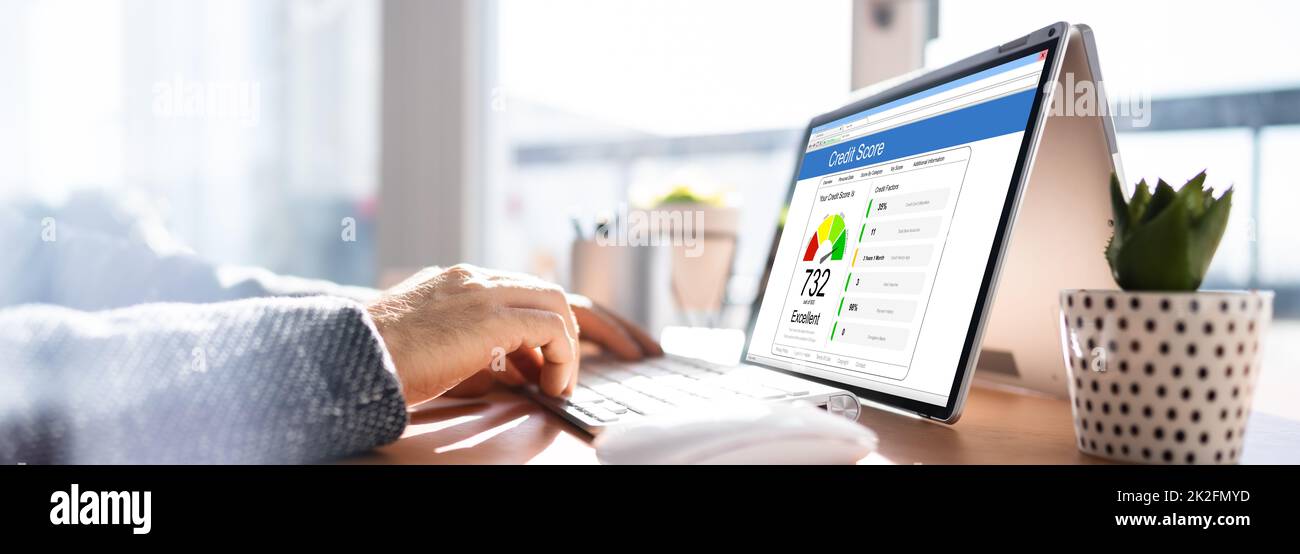 Credit score rating scale hi-res stock photography and images - Alamy