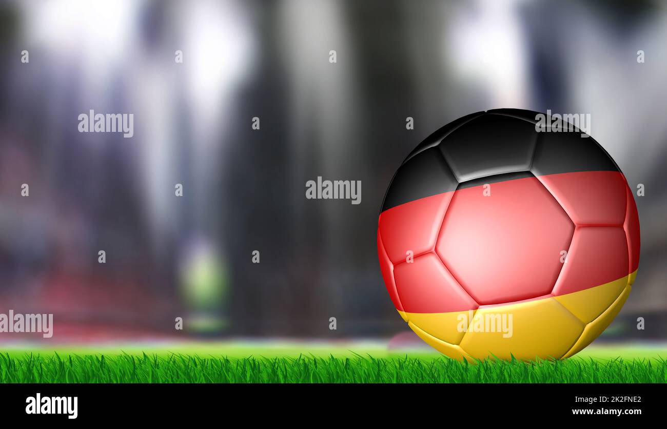 ball with flag of Germany Stock Photo - Alamy
