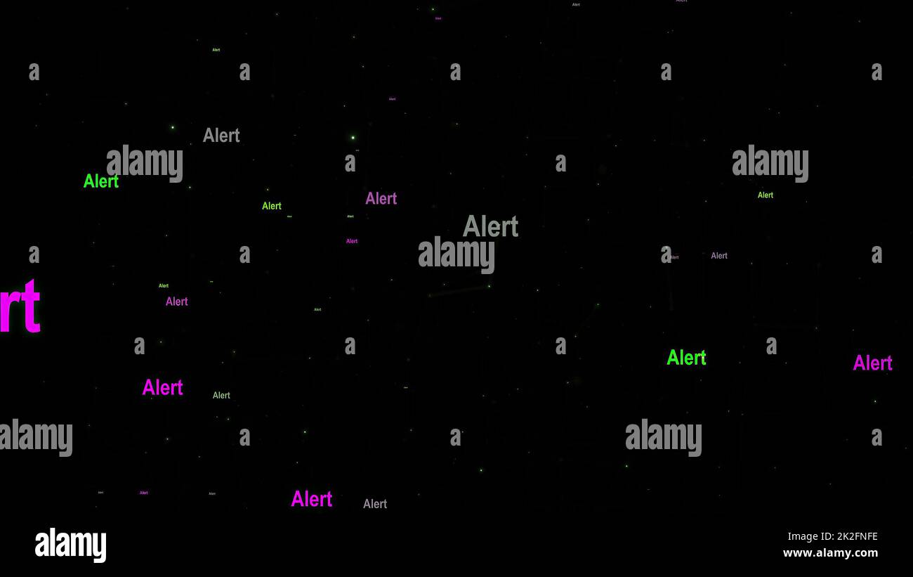 Alert text against abstract background Stock Photo - Alamy