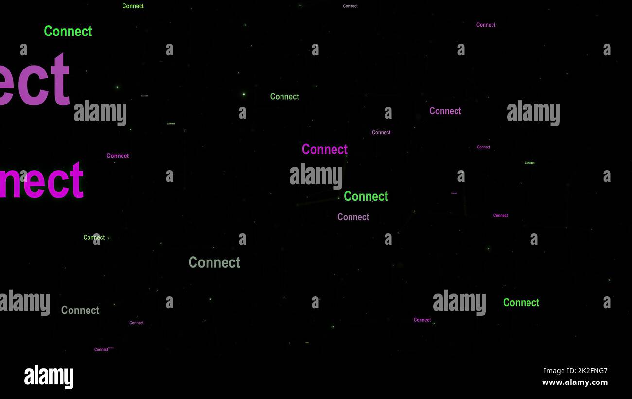 Connect text against technology background Stock Photo - Alamy