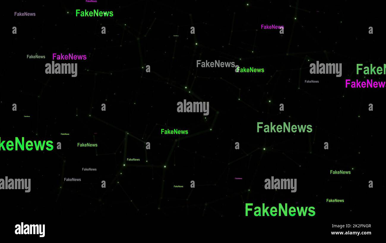 Fake news text against network background Stock Photo - Alamy
