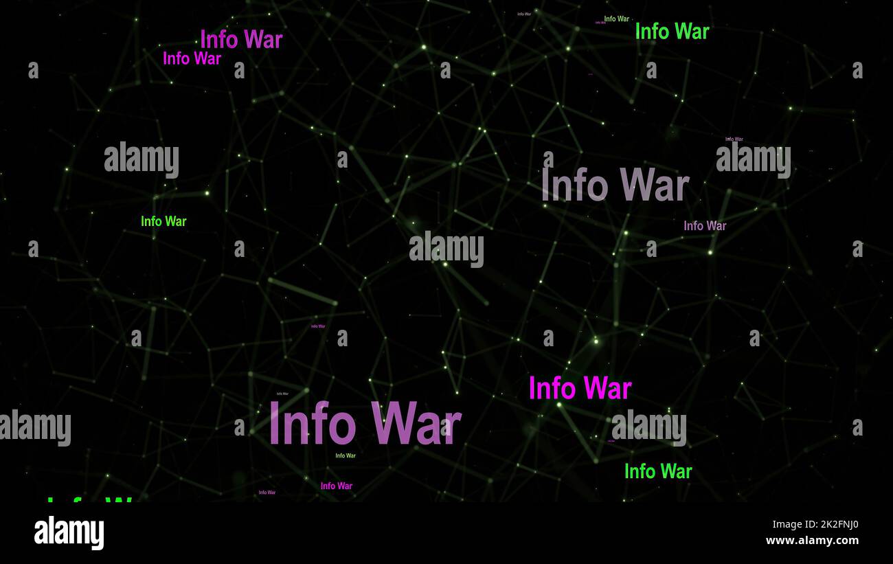 Info war and fake news text against network background Stock Photo - Alamy