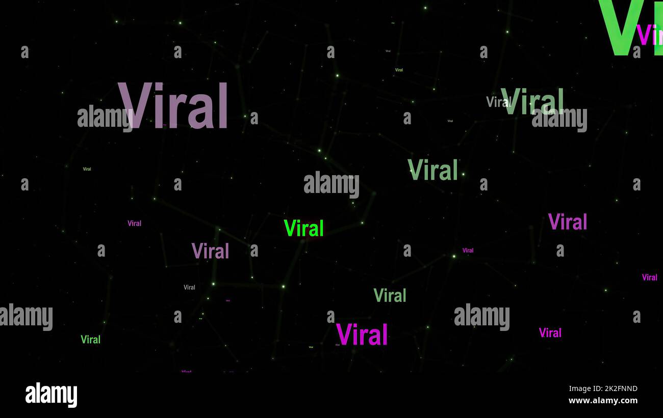 Viral text against abstract background Stock Photo - Alamy
