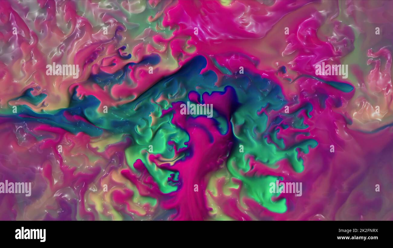 Colorful paint mix with gradient vivid colors Stock Photo - Alamy