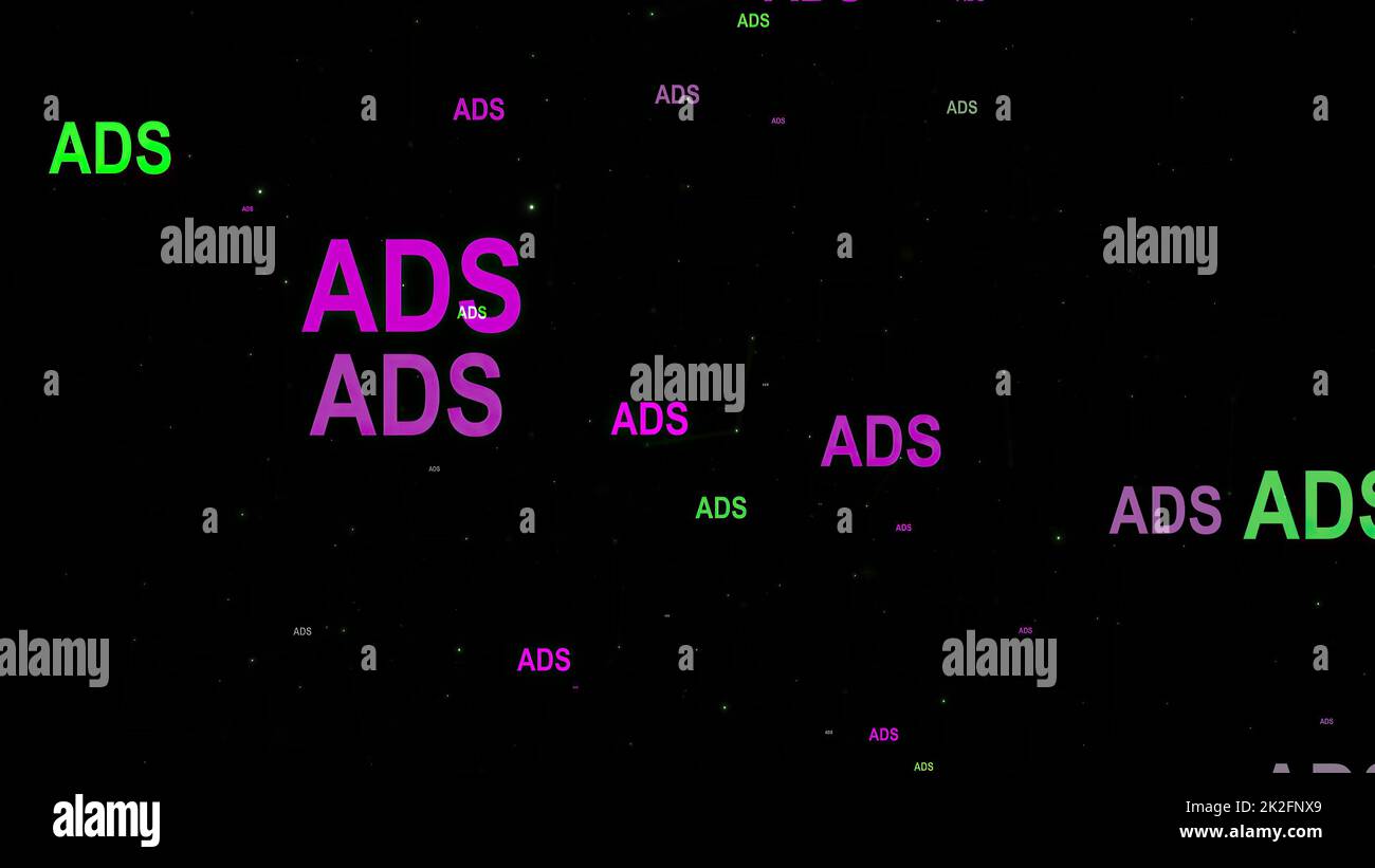 Adds text against network background Stock Photo - Alamy