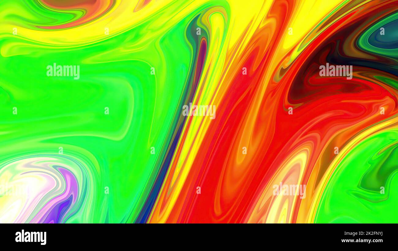 Colorful paint mix with gradient vivid colors Stock Photo - Alamy