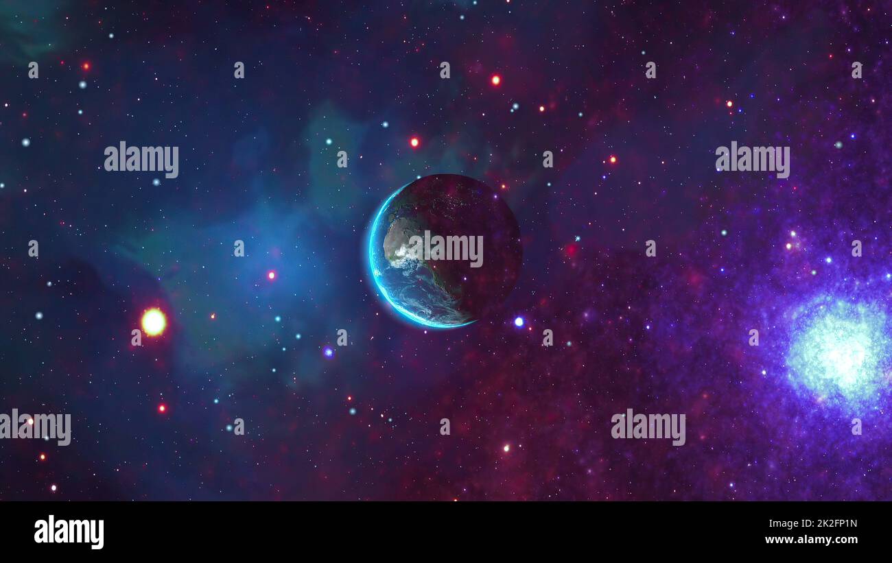 Planet Earth Seen From Space Stock Photo - Alamy