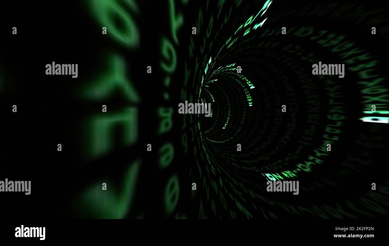 Driving through the binary data tunnel Stock Photo - Alamy Driving through the binary data tunnel Stock Photo - Alamy