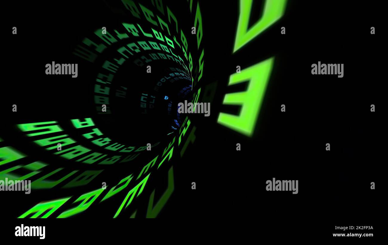 Driving through the binary data tunnel Stock Photo - Alamy Driving through the binary data tunnel Stock Photo - Alamy