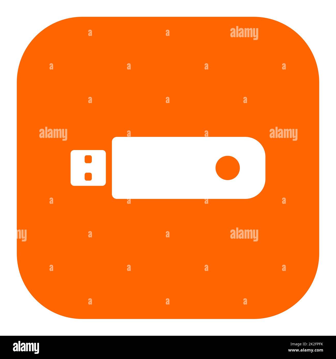 USB stick and app icon Stock Photo - Alamy