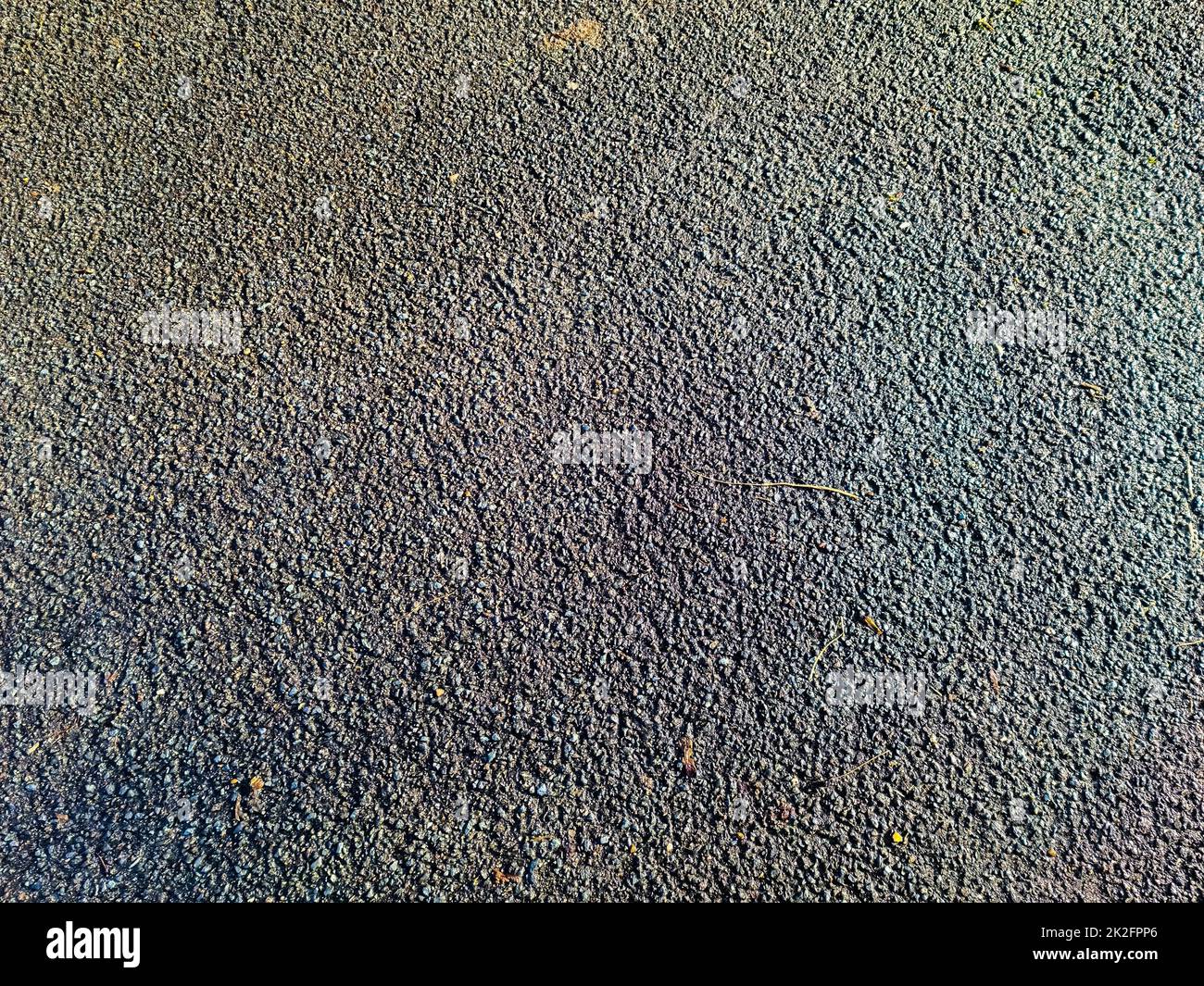 Detailed view on asphalt surfaces of different streets and roads with ...