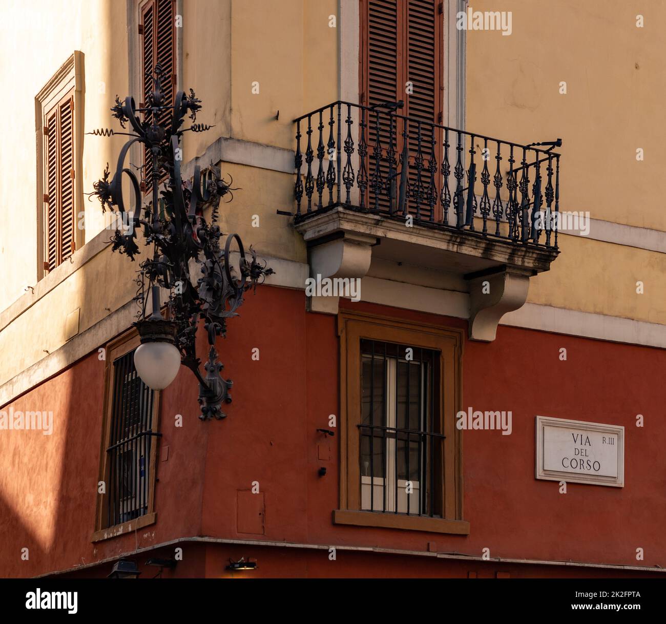 Via del Corso Apartments Stock Photo - Alamy