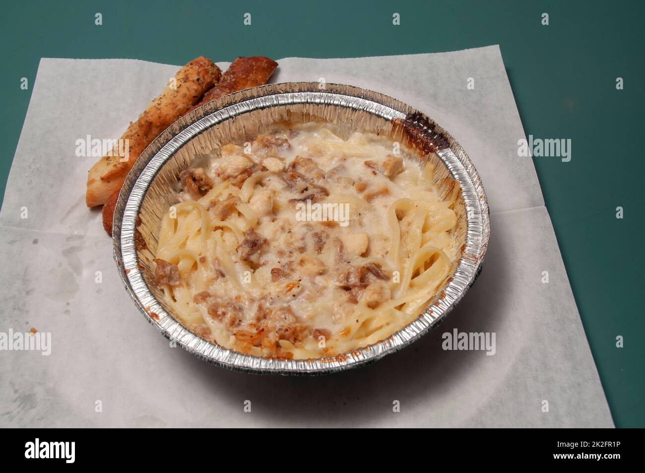 Italian Chicken Alfredo Stock Photo - Alamy