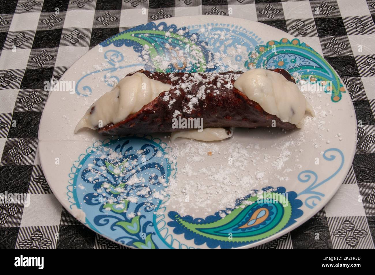 Delicious Italian Cannoli Stock Photo - Alamy