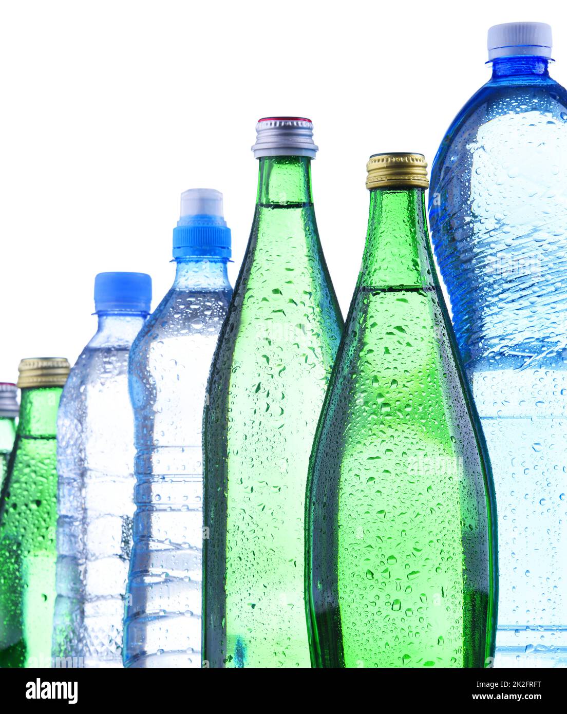 Different sorts of bottles containing mineral water Stock Photo - Alamy