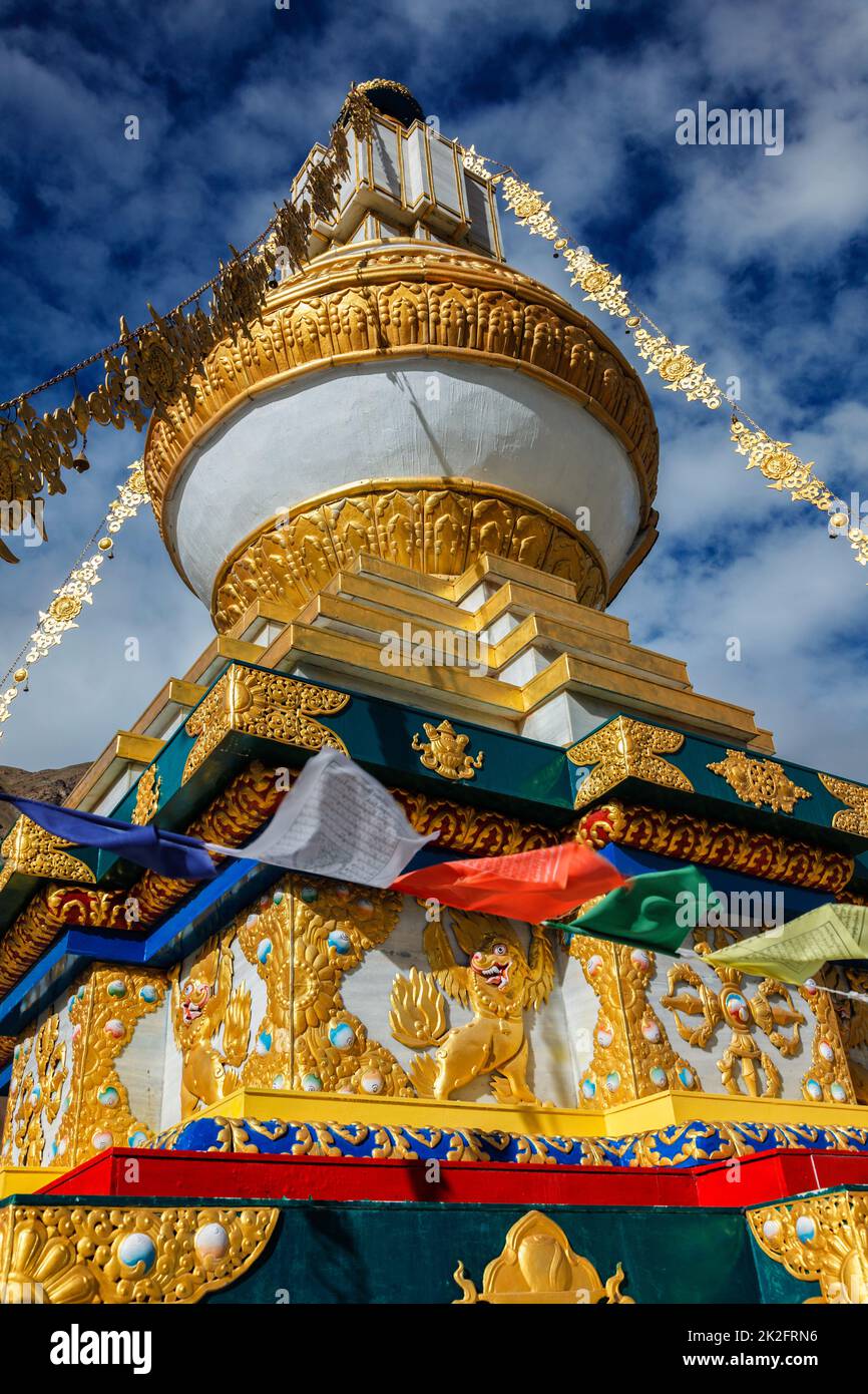 Buddhist gompa in India Stock Photo - Alamy