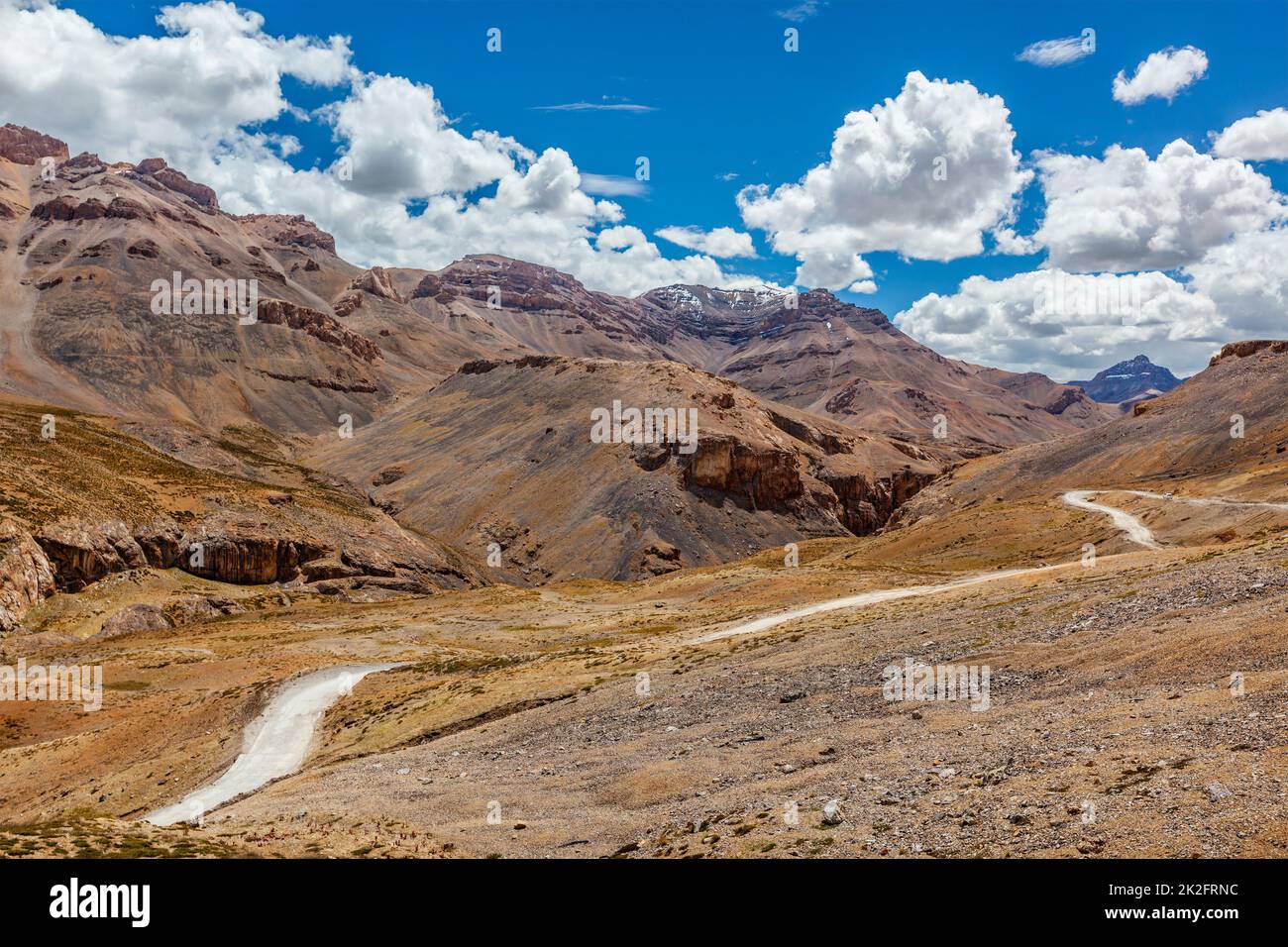 Manali-Leh road in Himalayas Stock Photo - Alamy
