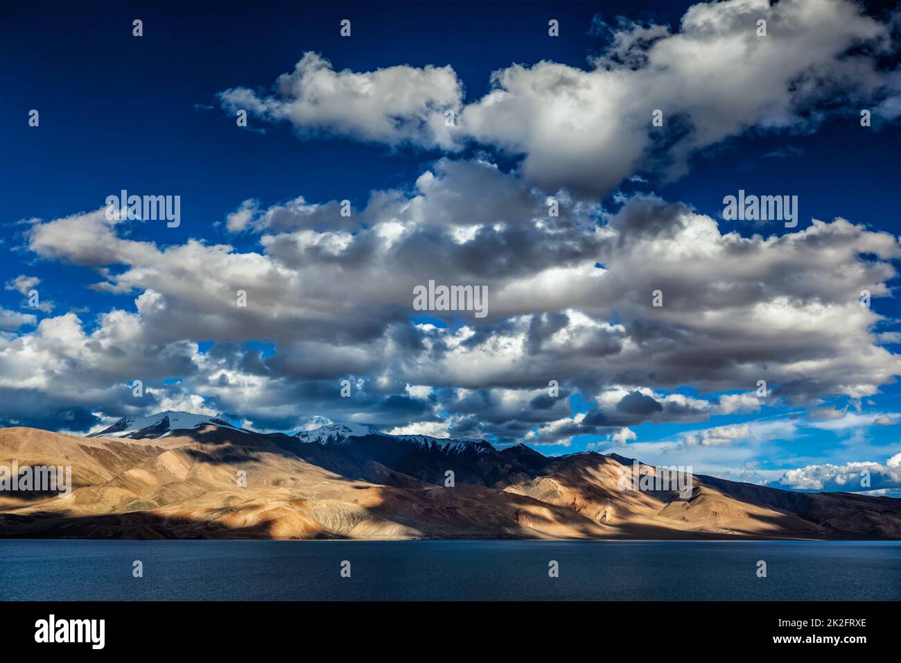 Lake Tso Moriri in Himalayas. Ladakh, Inda Stock Photo - Alamy