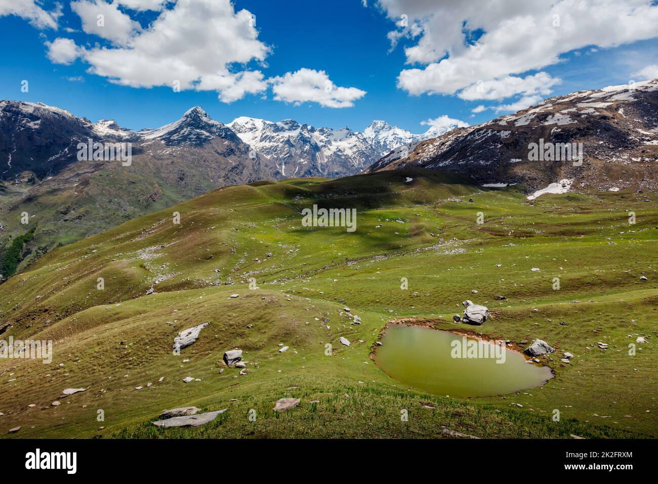 Indian Himalayan landscape in Himalayas Stock Photo - Alamy