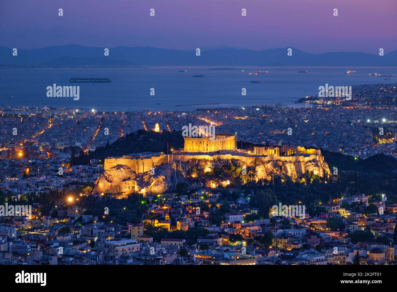 Iconic Parthenon Temple at the Acropolis of Athens, Greece Stock Photo ...