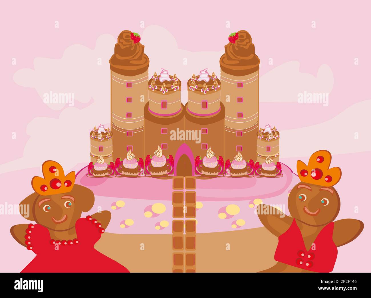 castle with candy Stock Photo - Alamy