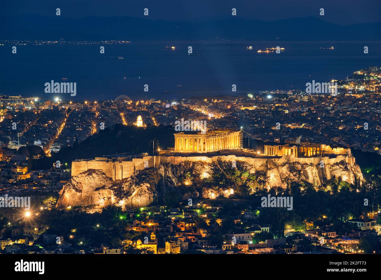 Iconic Parthenon Temple at the Acropolis of Athens, Greece Stock Photo ...