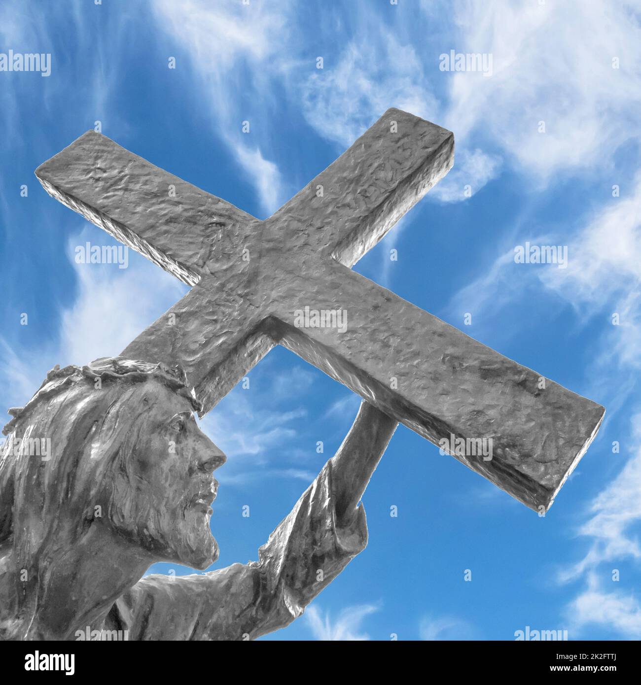 Statue of jesus crucifixion hi-res stock photography and images - Alamy