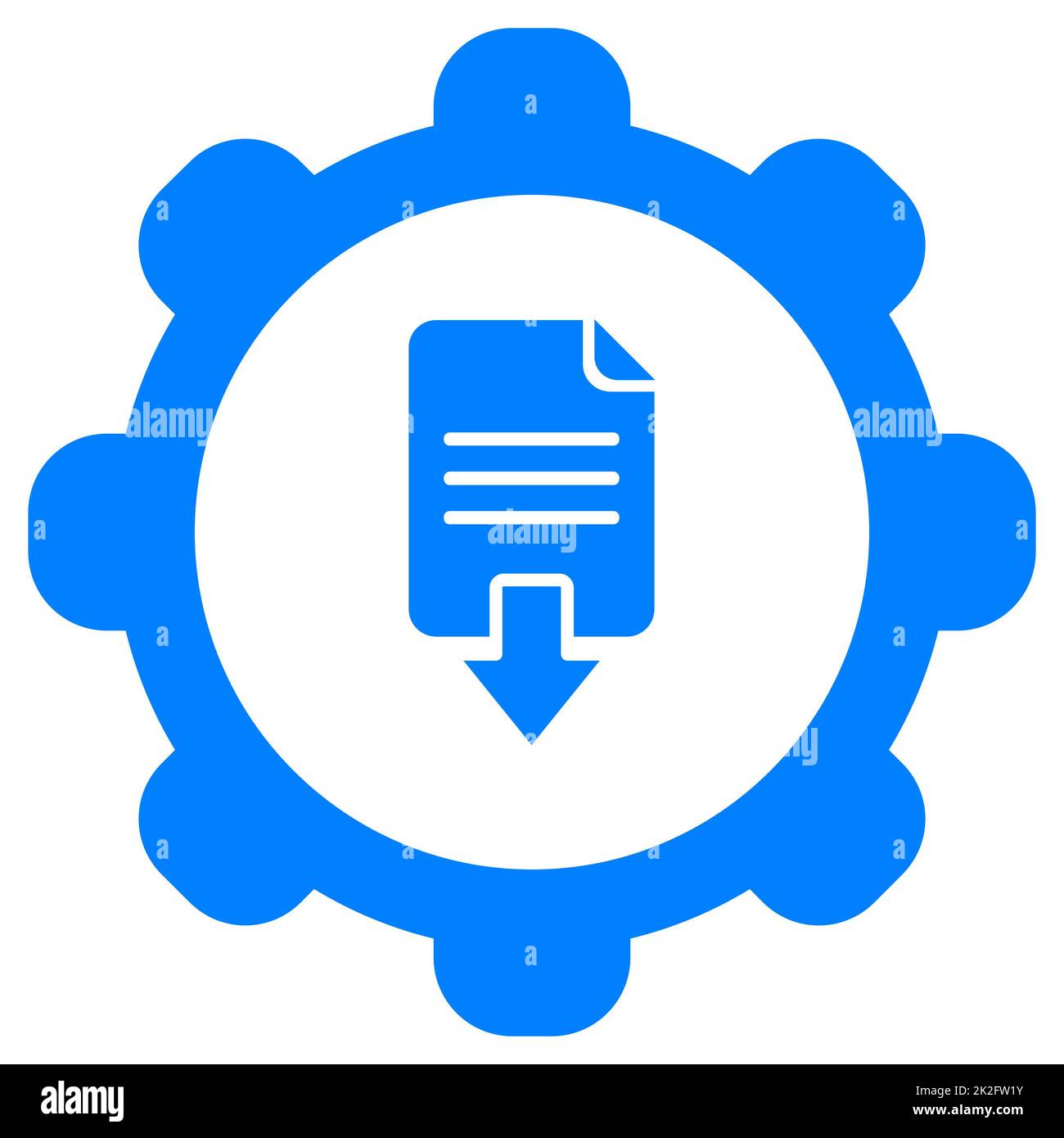 Document download and wheel Stock Photo - Alamy