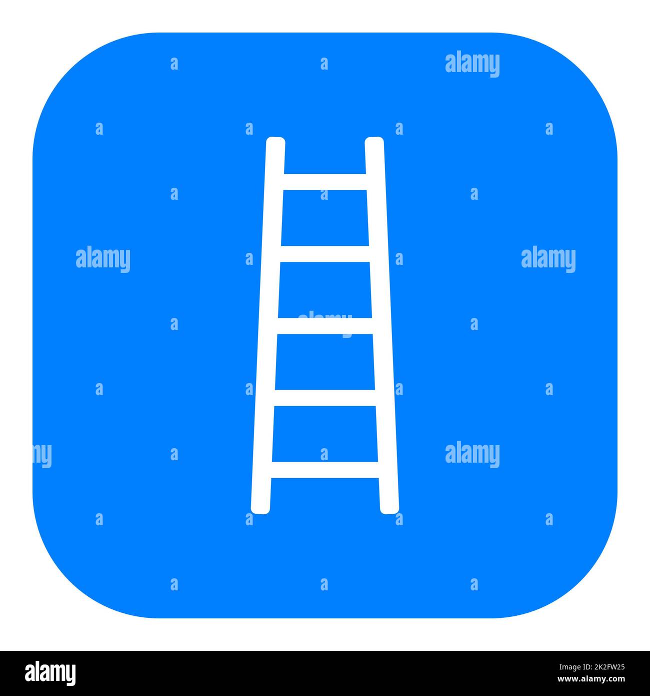 Ladder and app icon Stock Photo - Alamy