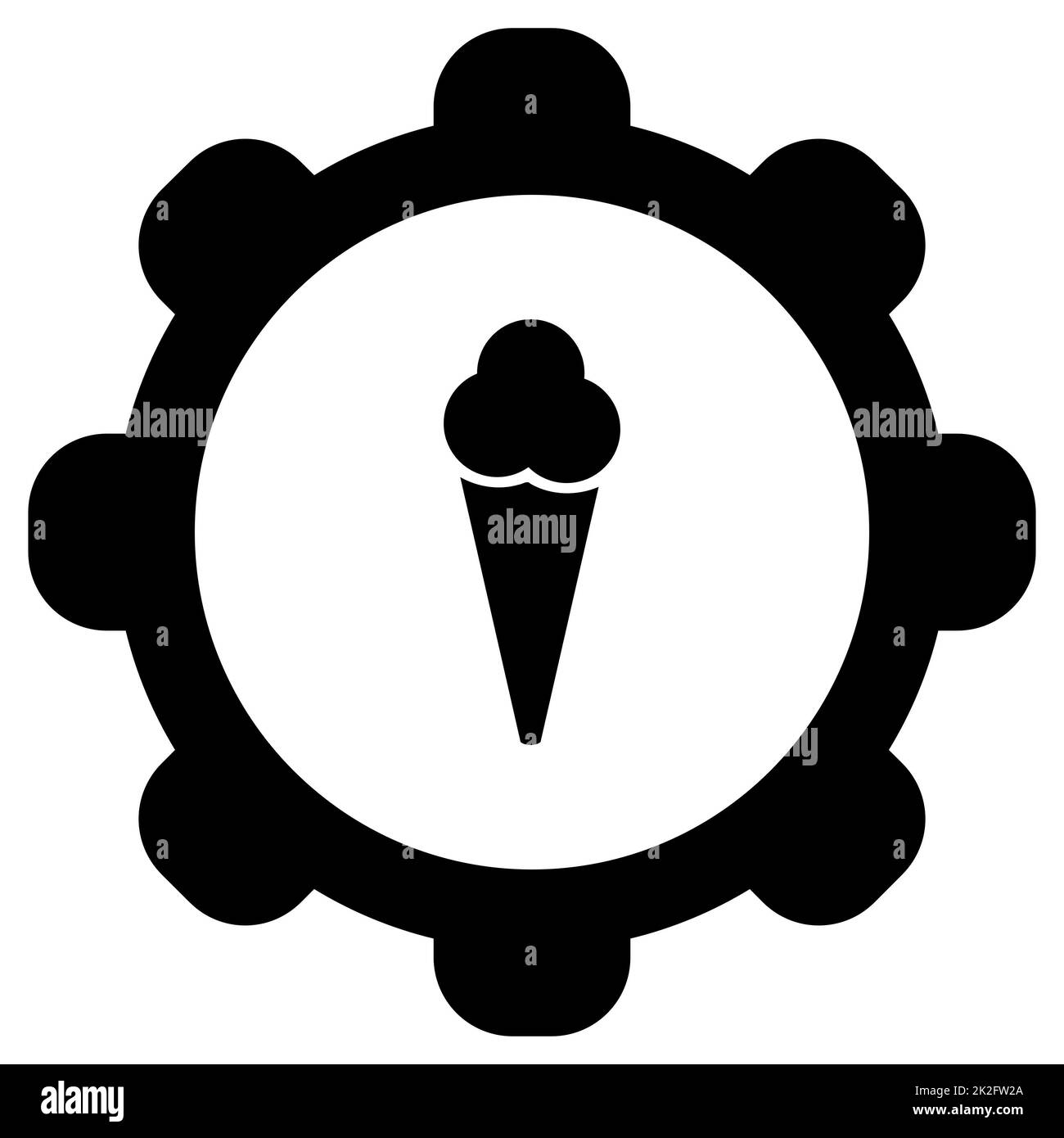 Ice cream and wheel Stock Photo - Alamy