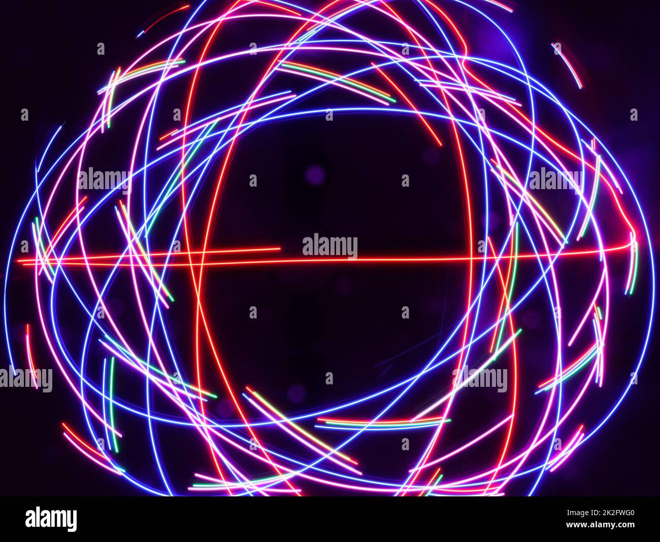 spectacular colored lights with geometric shapes special effects Stock ...