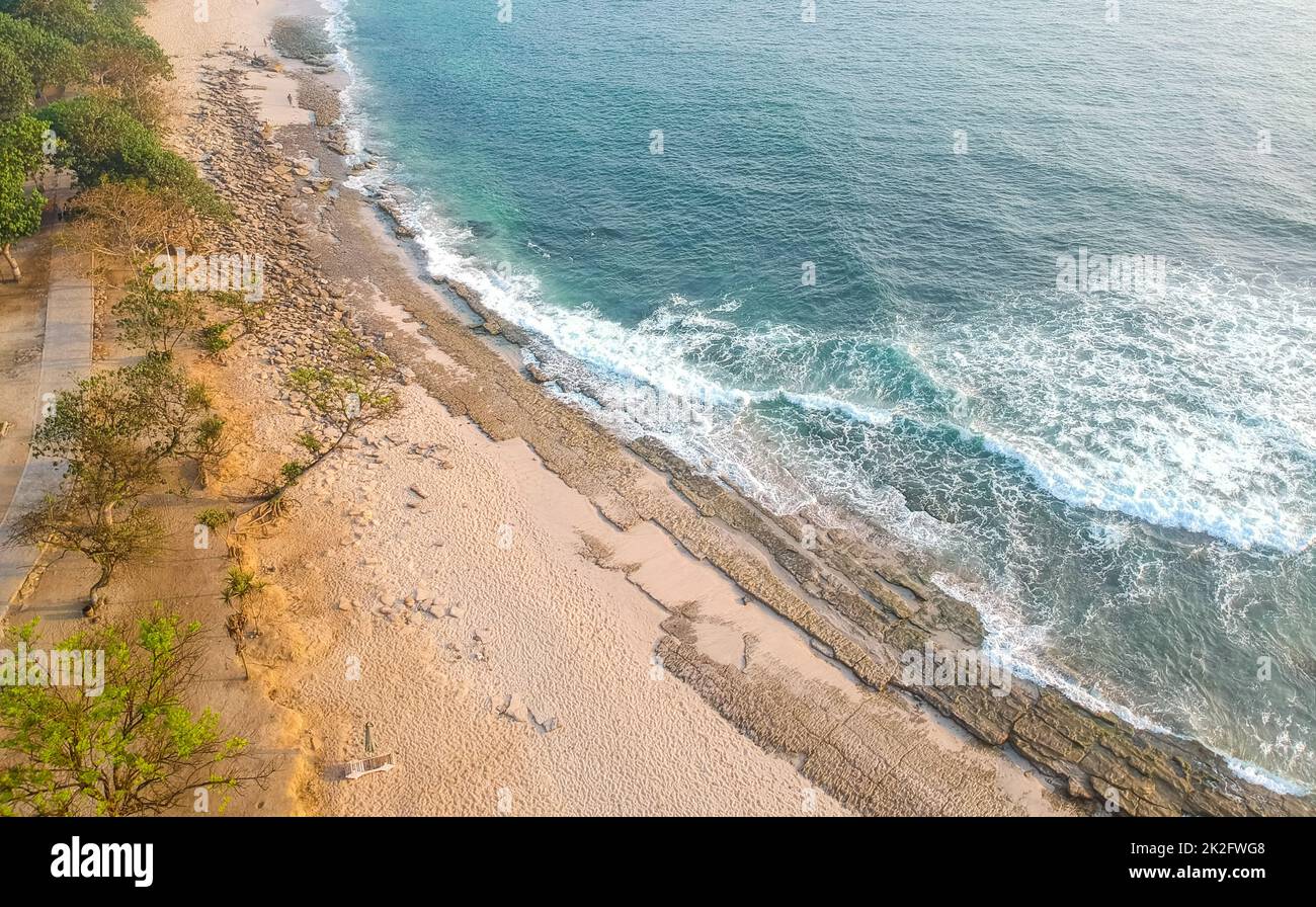Amazing landscape around Papuma beach in Jember, Indonesia Stock Photo ...