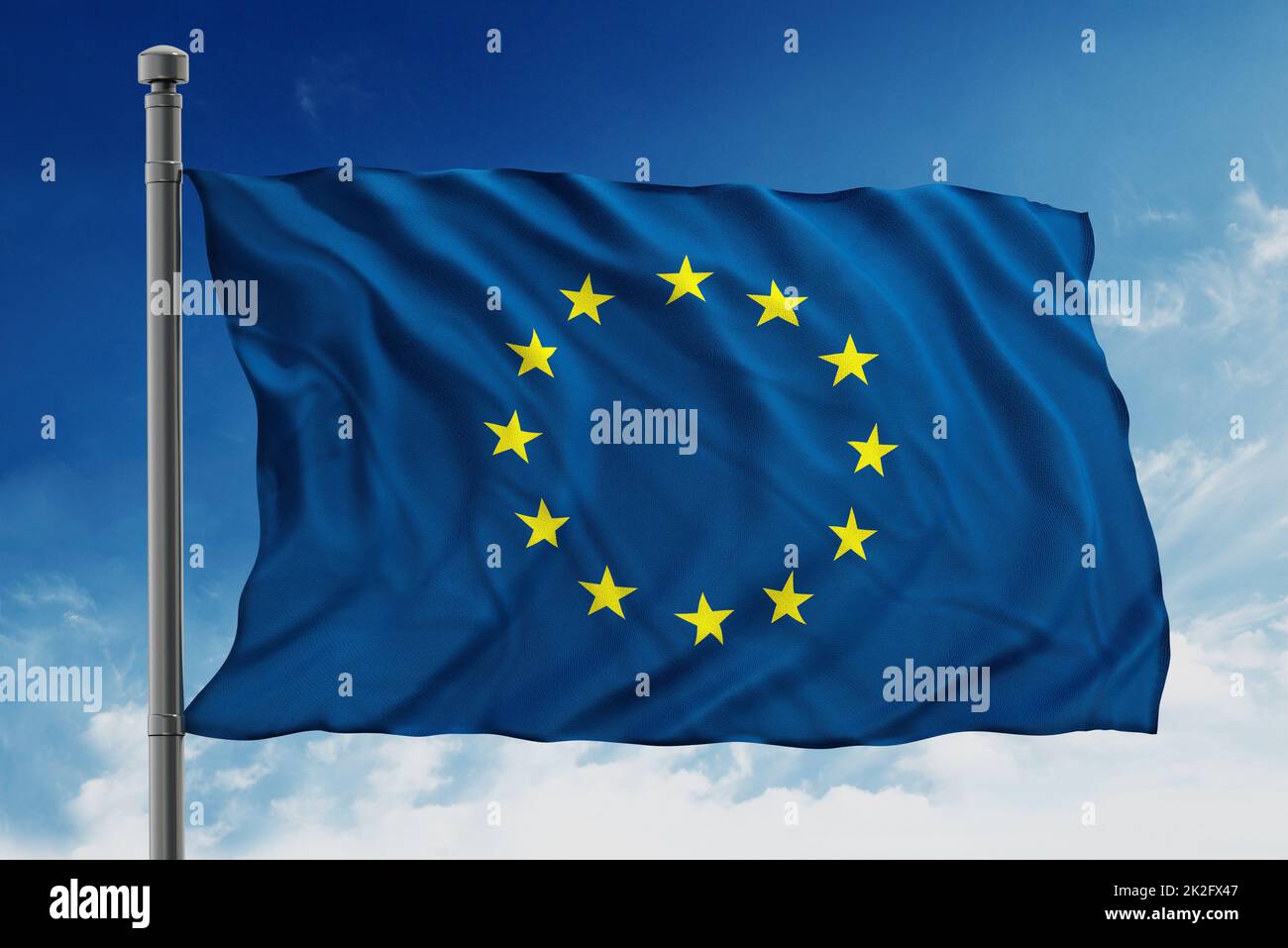 European Union flag Stock Photo - Alamy