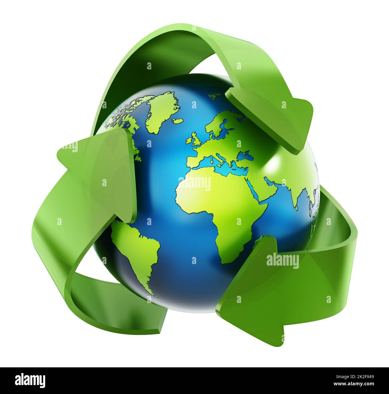 Recycling the Earth Stock Photo - Alamy