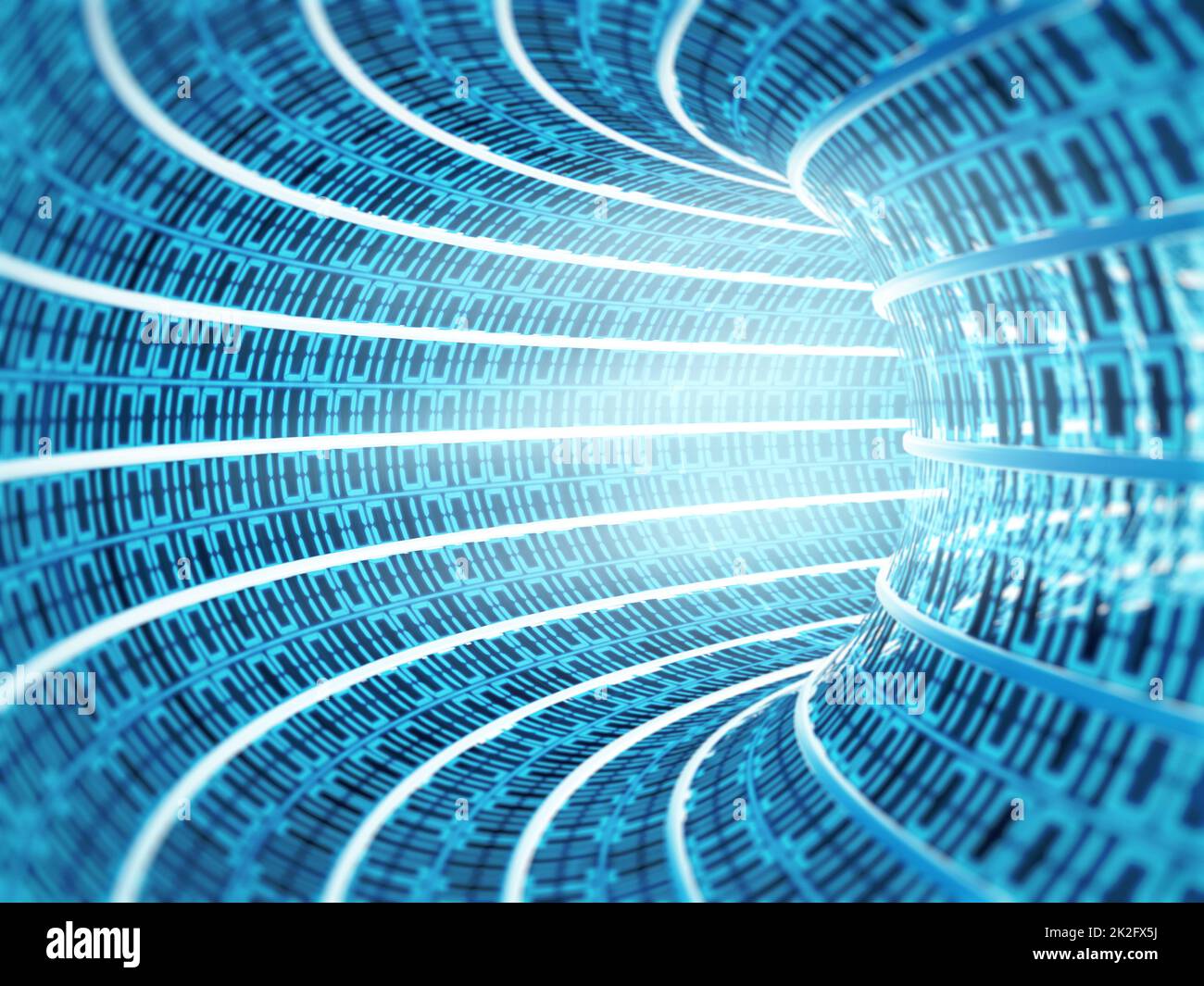 Binary code tunnel hi-res stock photography and images - Alamy