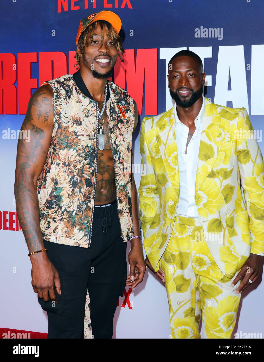 Hollywood, CA, September 22, 2022, Dwayne Wade, Dwight Howard arrives ...