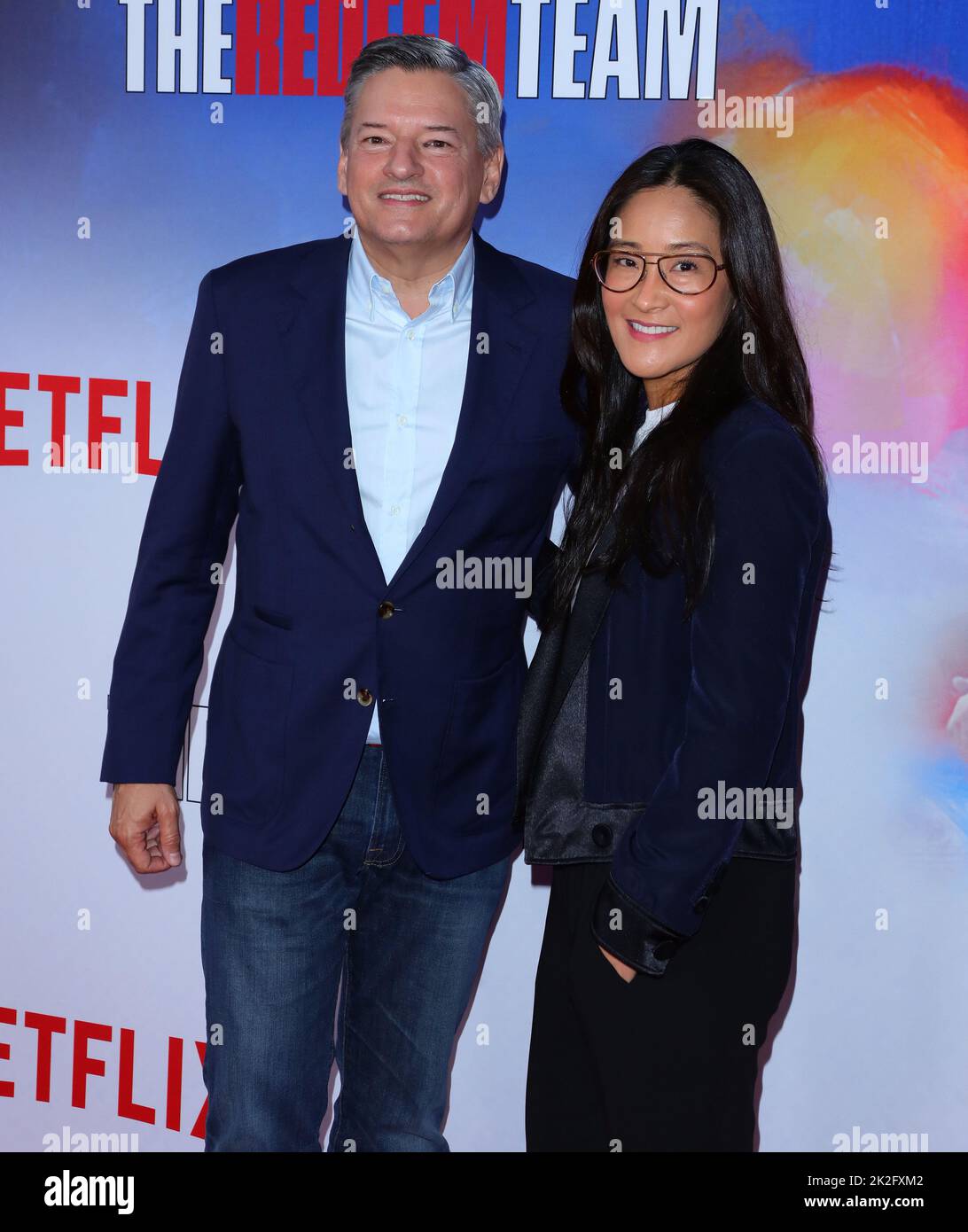 Hollywood, CA, September 22, 2022, Lisa Nishimura, Ted Sarandos arrives ...