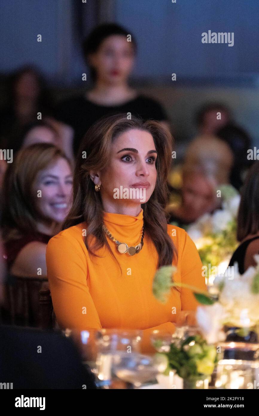 Queen Rania Al Abdullah of Jordan attends Kering Foundation’s ‘Caring ...