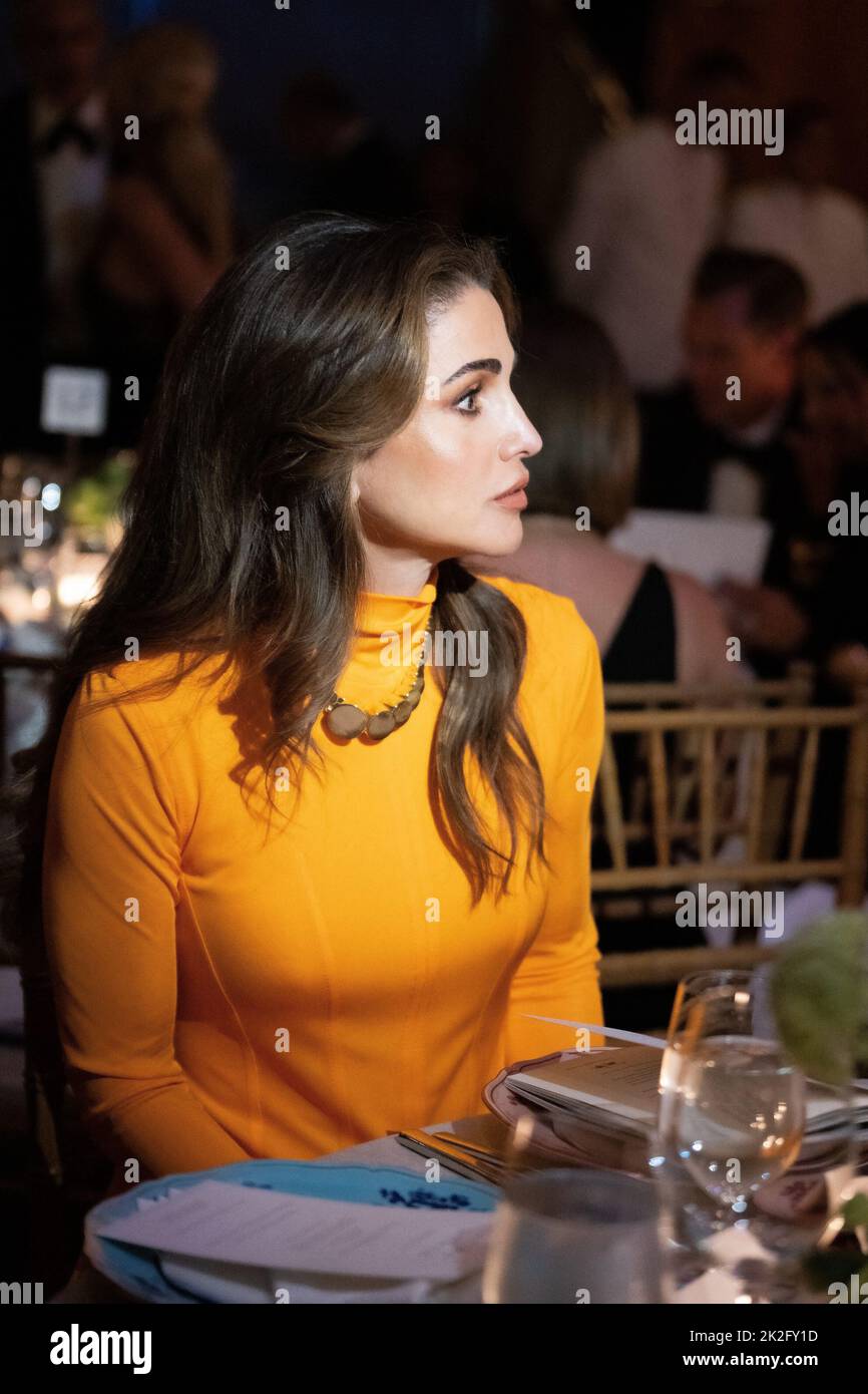 Queen Rania Al Abdullah of Jordan attends Kering Foundation’s ‘Caring ...