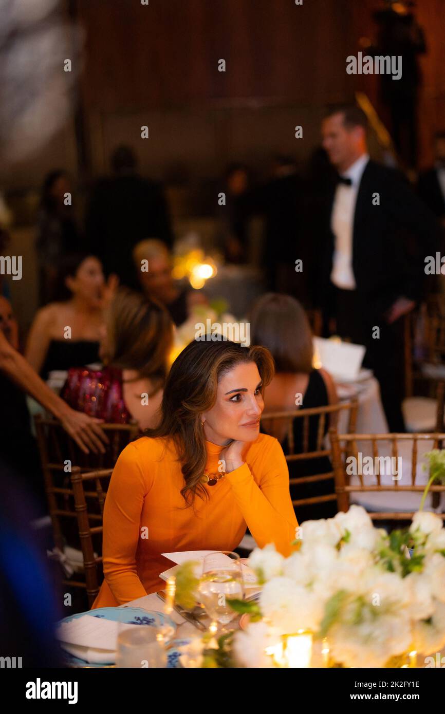 Queen Rania Al Abdullah of Jordan attends Kering Foundation’s ‘Caring ...
